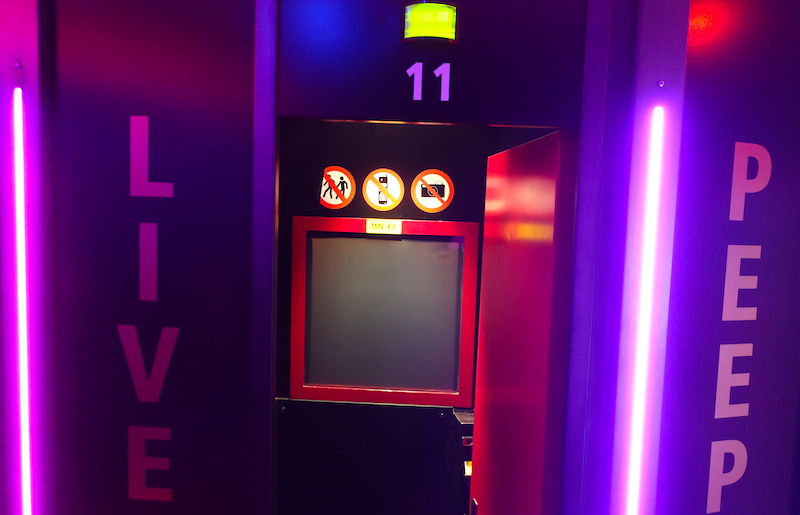 Sex Palace Peep Show Booth | Amsterdam Red Light District ...