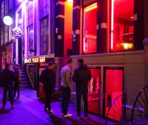 Inside Red Light District Windows in Amsterdam in 2025