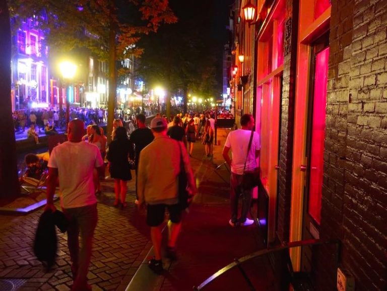 Inside Red Light District Windows in Amsterdam in 2025