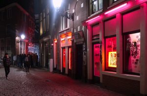 Inside Red Light District Windows in Amsterdam in 2025