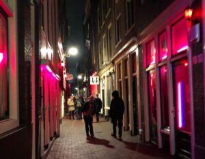 Inside Red Light District Windows in Amsterdam in 2025