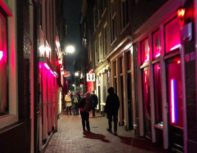 Inside Red Light District Windows in Amsterdam in 2025